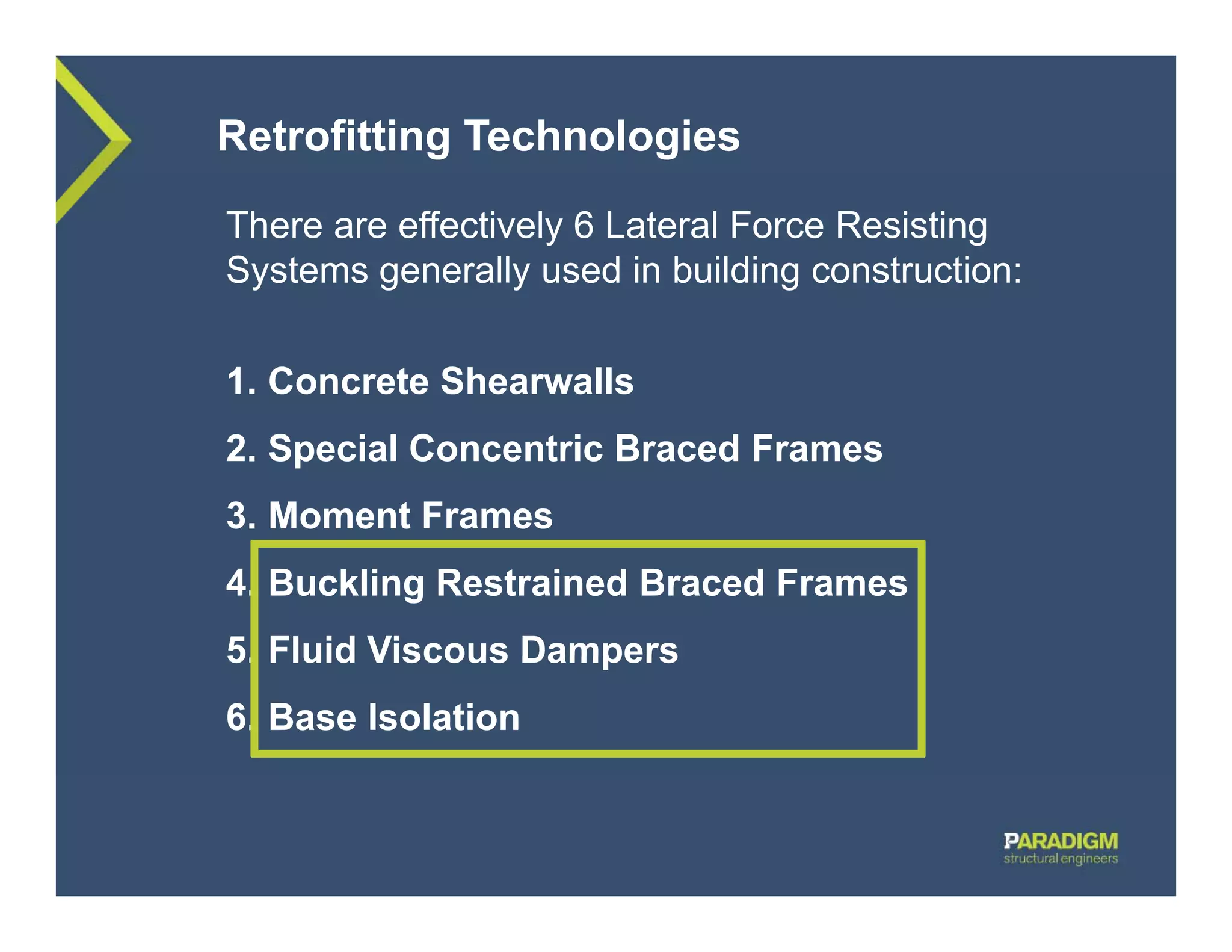 Seismic vulnerability and building performance for structures and MEP ...