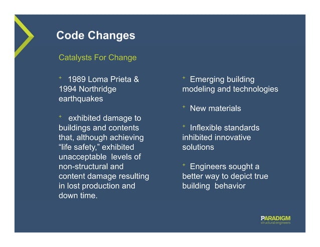 Seismic Vulnerability And Building Performance For Structures And Mep Equipment Ppt
