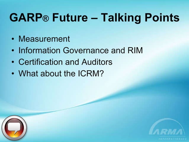 2010.04.07.Garp Maturity Model | PPT | Financial Regulation | Economy