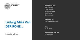 100421 Architectural History POLIMI | PDF