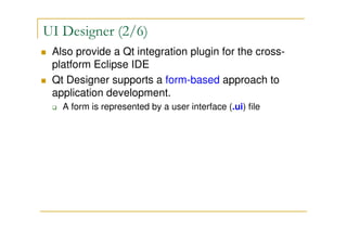 Qt Development Tools | PDF