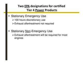 Tier 4 Generators | PDF