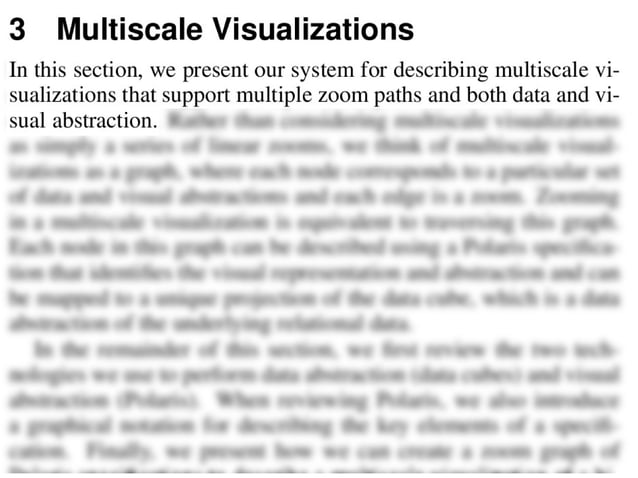 Multiscale Visualization Using Data Cubes | PDF