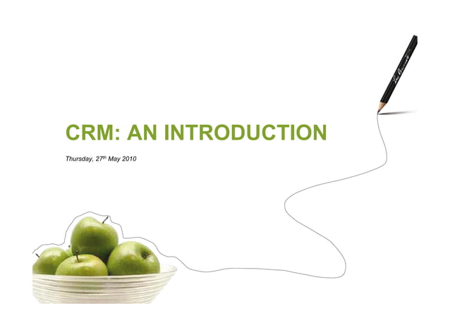 CRM Introduction | PPT