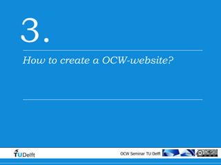 20100608 Presentatie OpenCourseWare | PPT