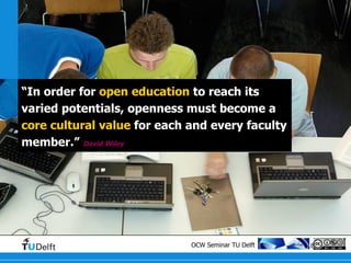 20100608 Presentatie OpenCourseWare | PPT