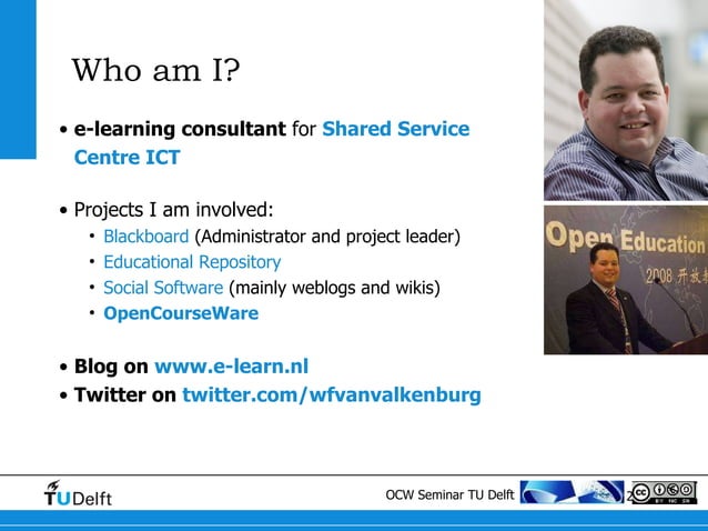 20100608 Presentatie OpenCourseWare | PPT