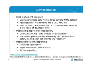 Medsphere.org: Extending the Platform | PDF