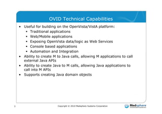 Medsphere.org: Extending the Platform | PDF