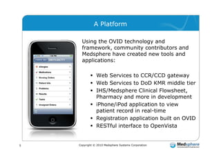Medsphere.org: Extending the Platform | PDF