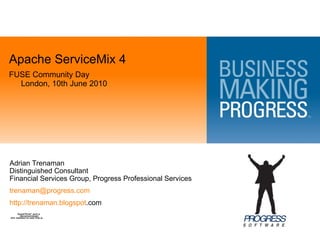 An Introduction to Apache ServiceMix 4 - FUSE ESB | PPT | Computing | Technology & Computing