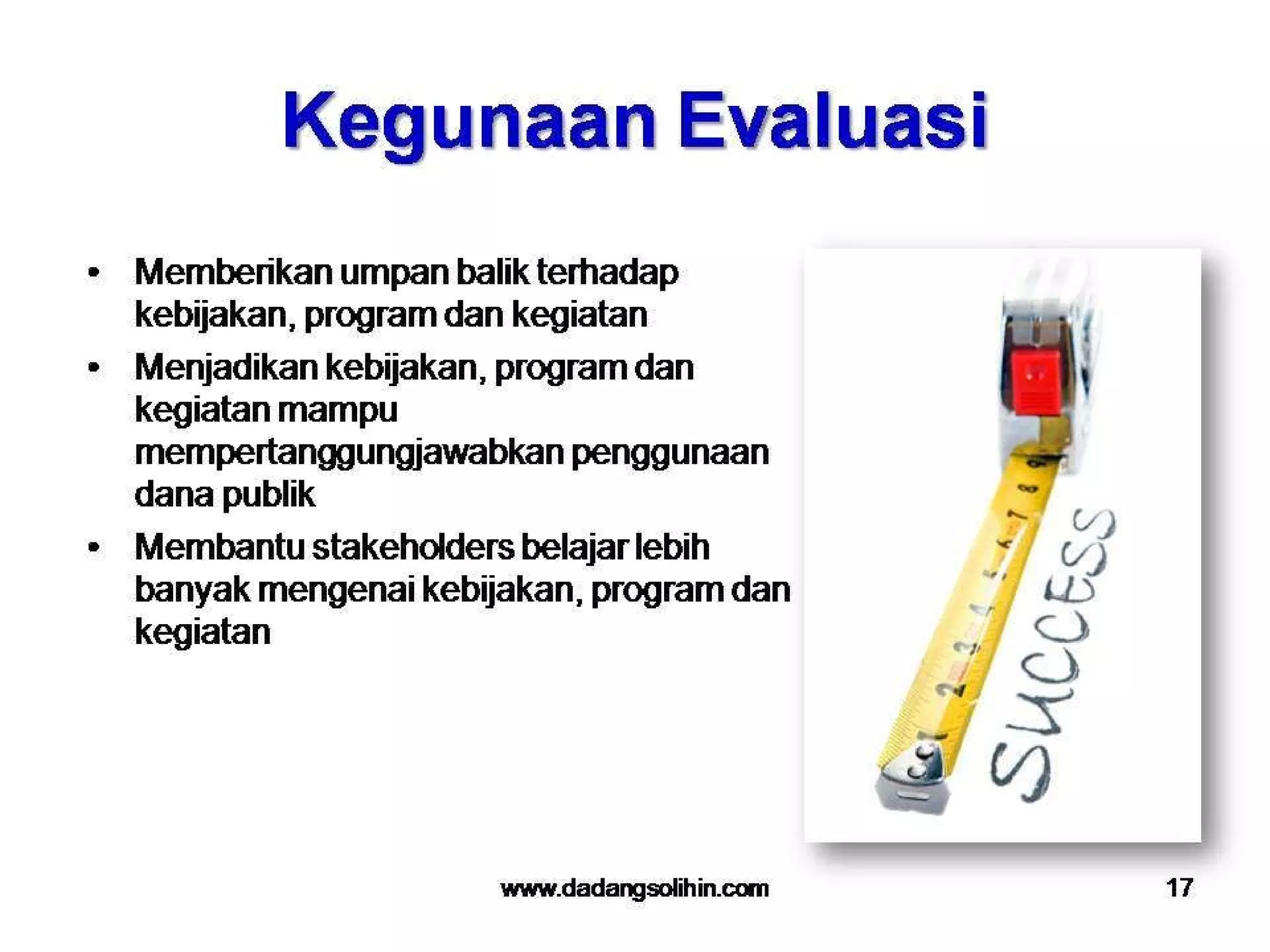 Teknik Monitoring dan Evaluasi: Kerangka Kerja Logis (Logical Frame ...