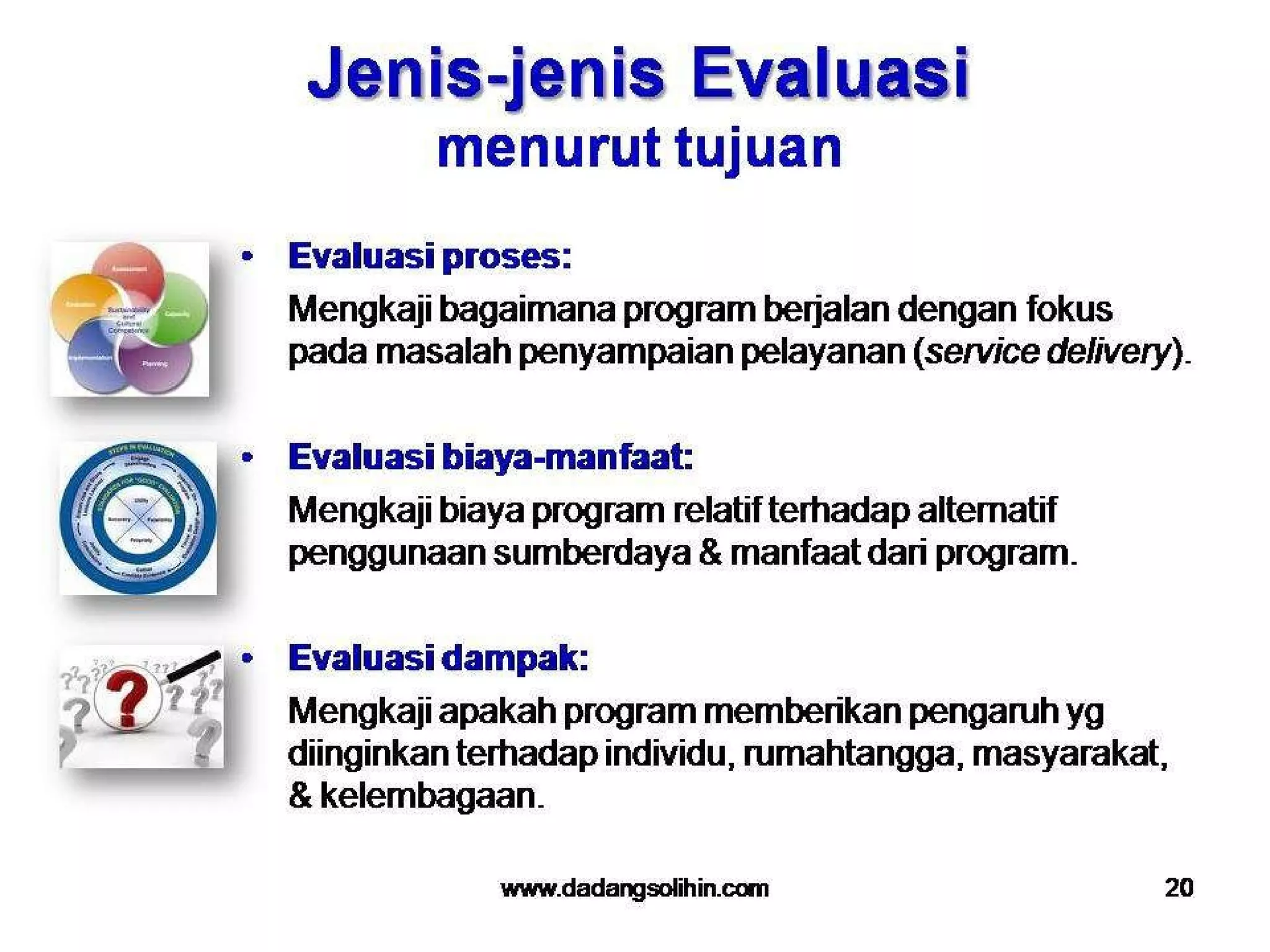 Teknik Monitoring dan Evaluasi: Kerangka Kerja Logis (Logical Frame ...