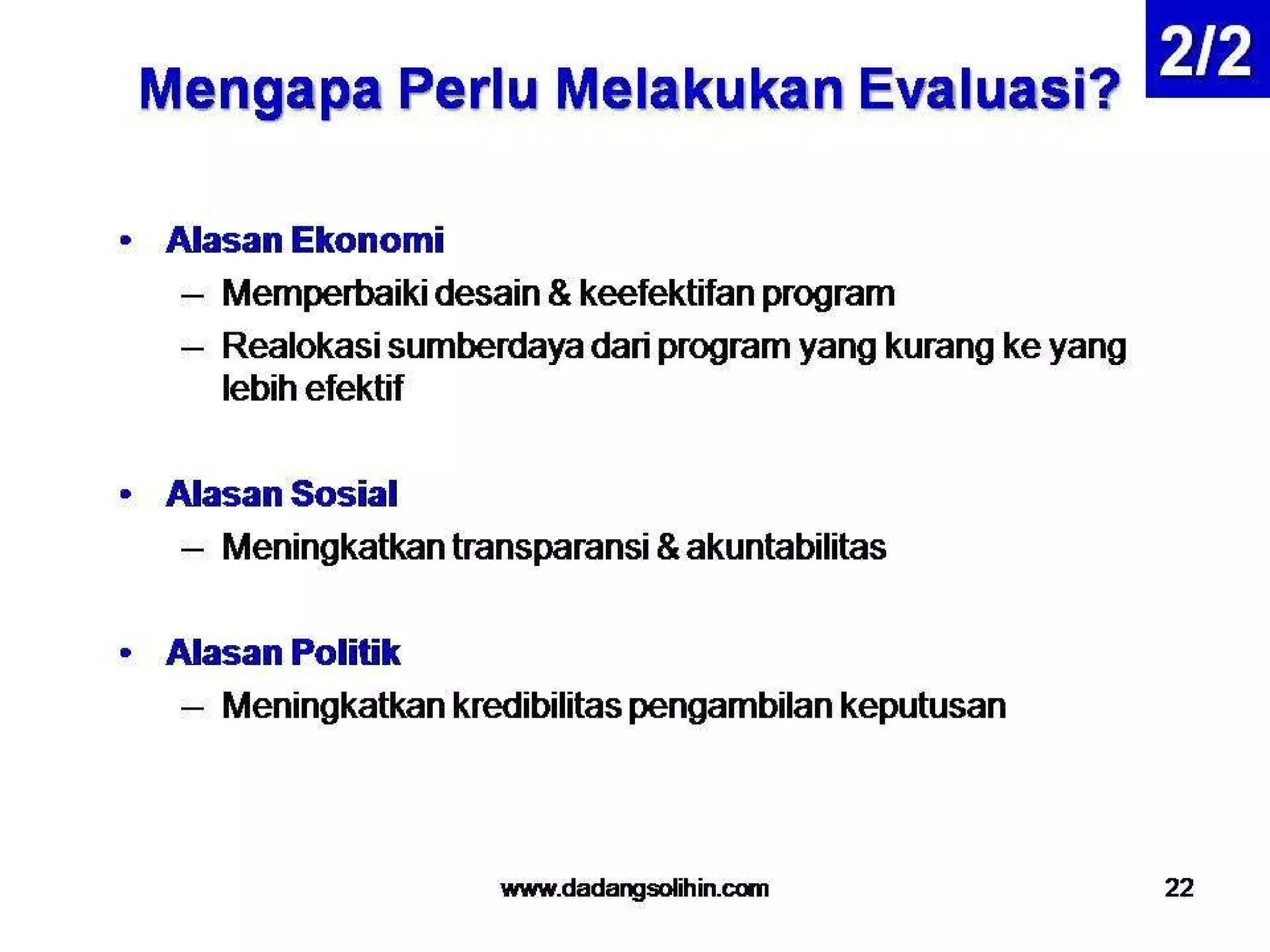 Teknik Monitoring dan Evaluasi: Kerangka Kerja Logis (Logical Frame ...