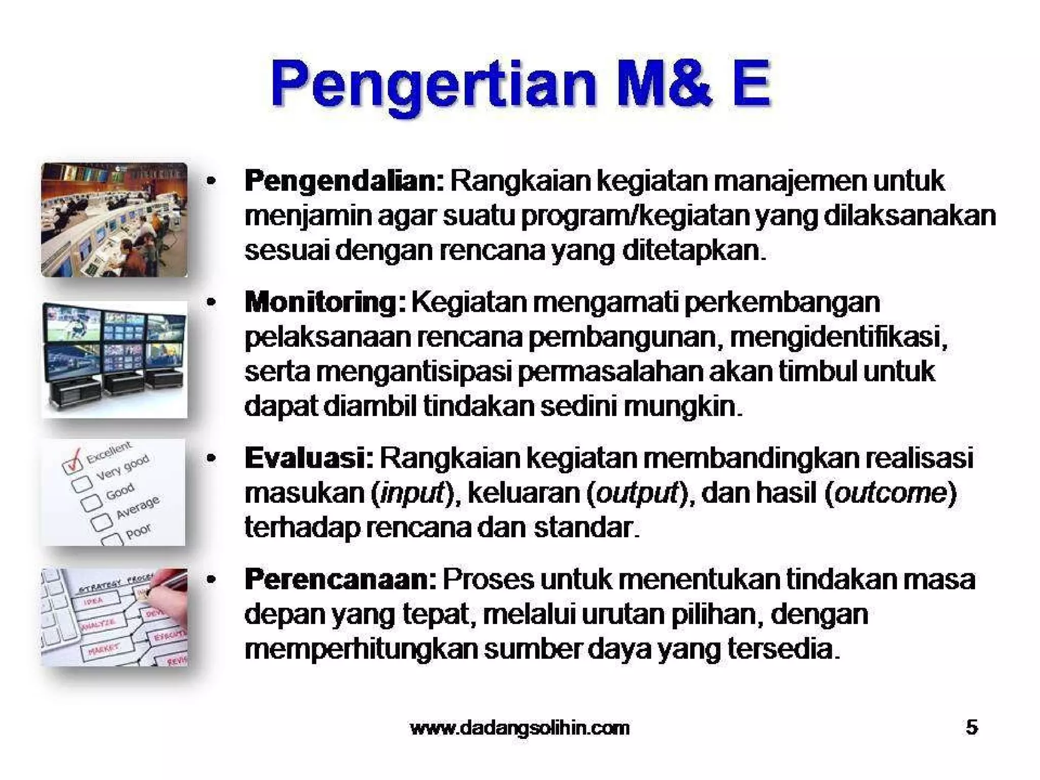 Teknik Monitoring dan Evaluasi: Kerangka Kerja Logis (Logical Frame ...
