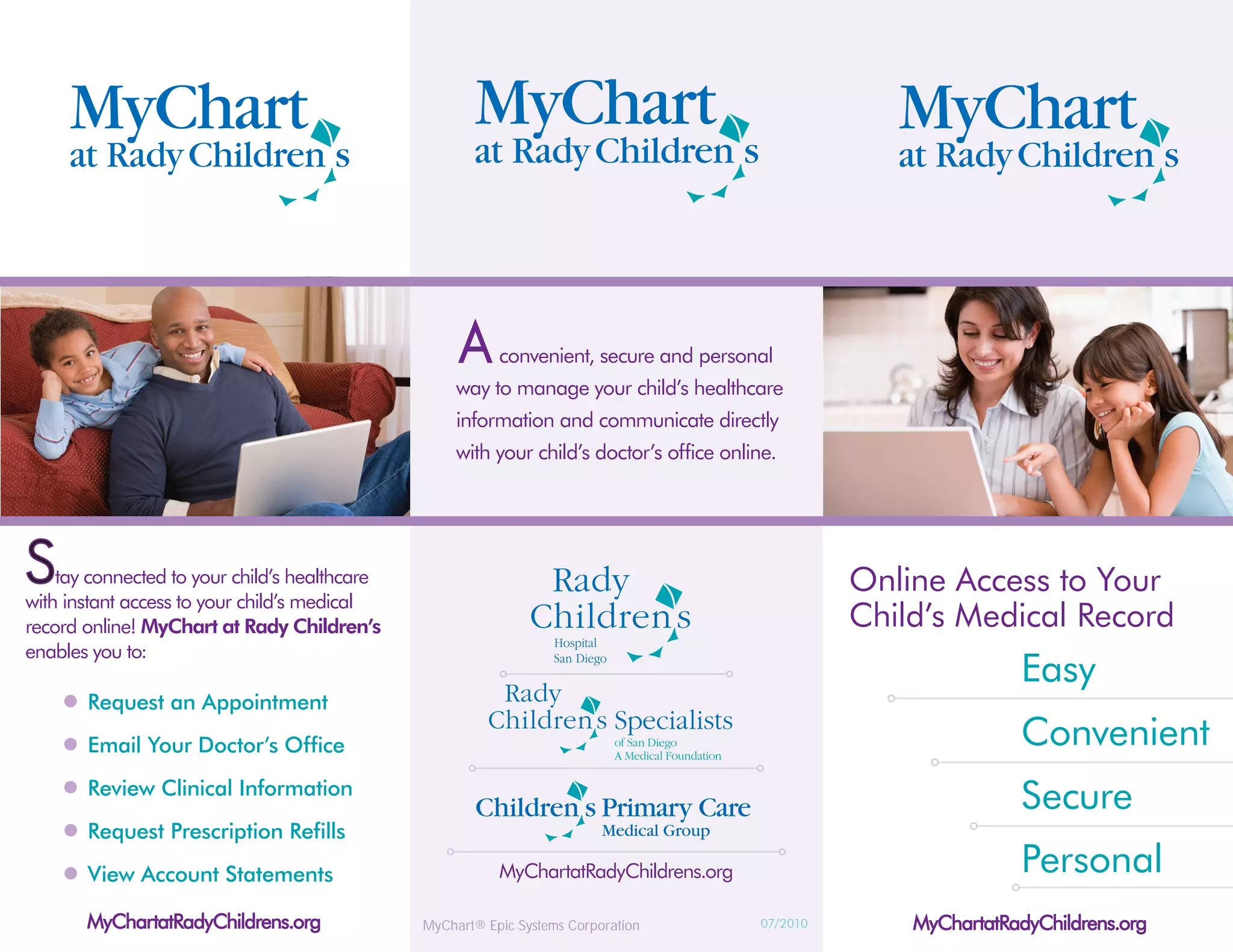 2010 | MyChart Brochure | PDF