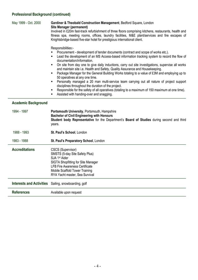 20100730 Jordan Cv | PDF