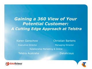 Gaining a 360 View of Your Potential Customer: A Cutting Edge Approach ...