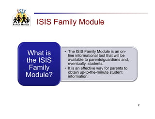 ISIS Family Module Presentation | PPT