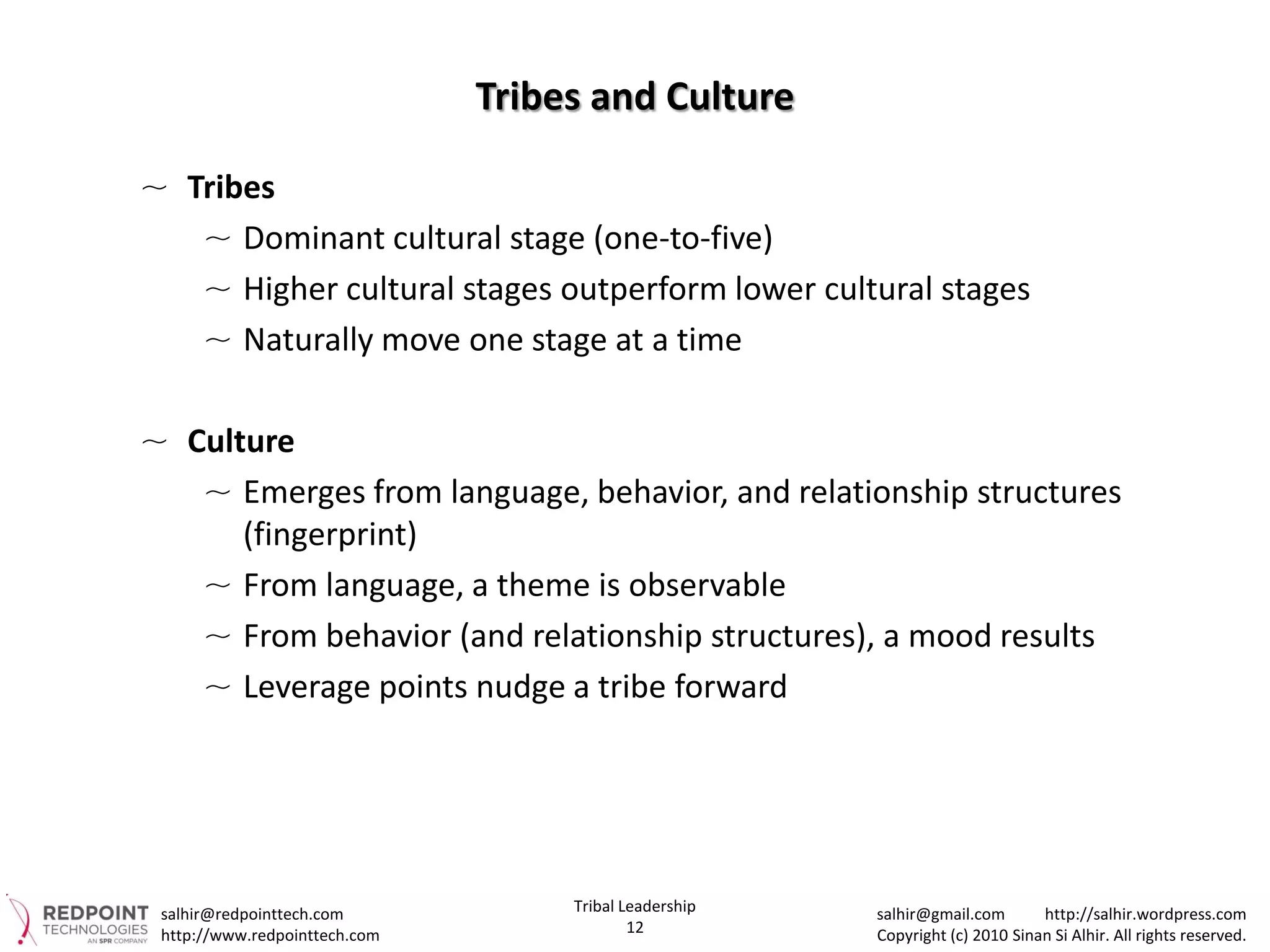 Tribal leadership: tribes and leaders (part 1 of 3) | PDF