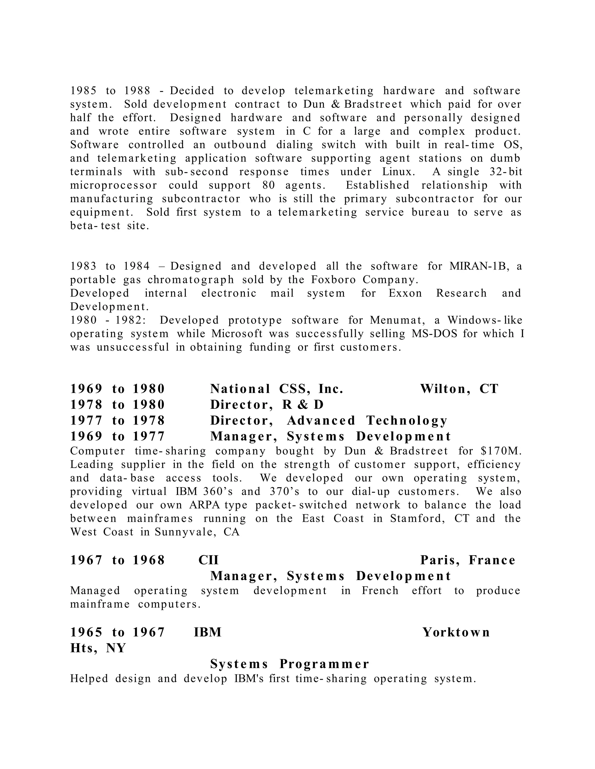 RESUME PCA | DOC