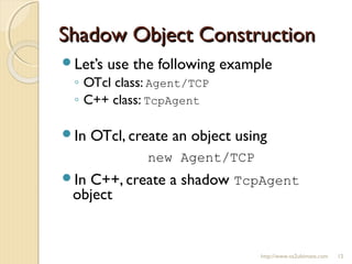 NS2 Object Construction | PPT