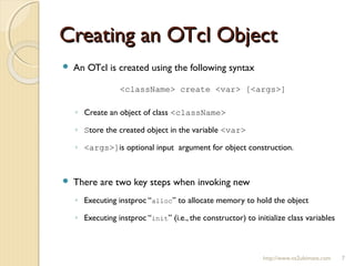 NS2 Object Construction | PPT