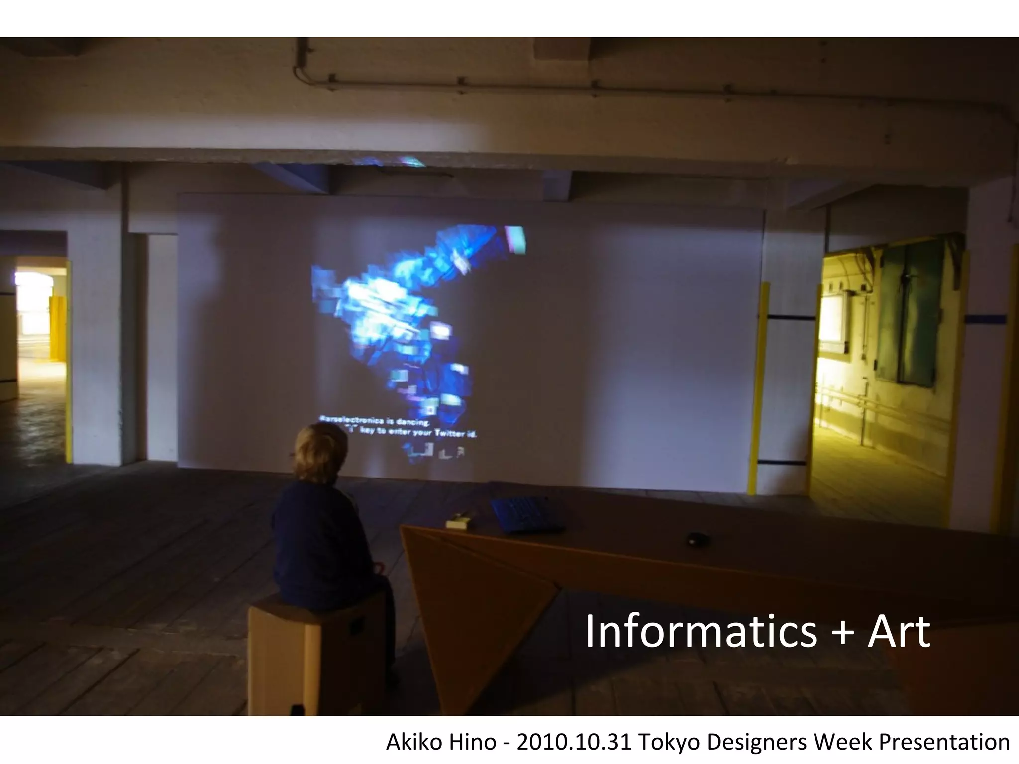 Tokyo Designers Week Presentation | PPT