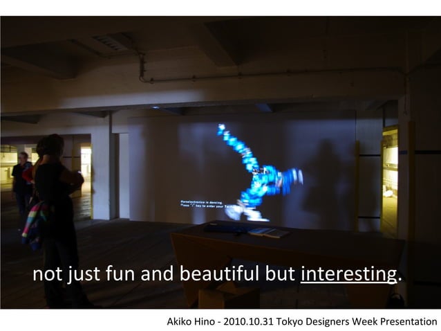 Tokyo Designers Week Presentation | PPT