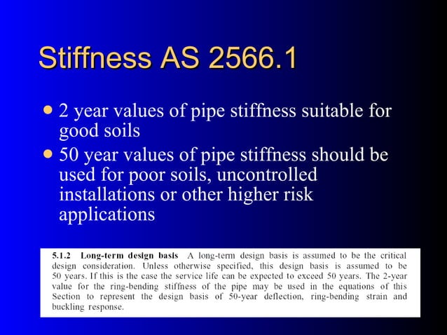 Buried Flexible Pipelines AS2566 | PPT | Civil Engineering Industry | Industries