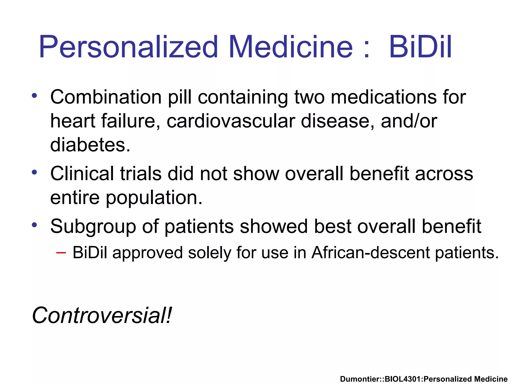 Personalized medicine | PPT
