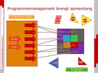 Een introductie in Programmamanagement | PPTX | Business | Business and Finance