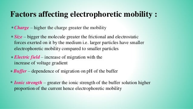Electrophoresis