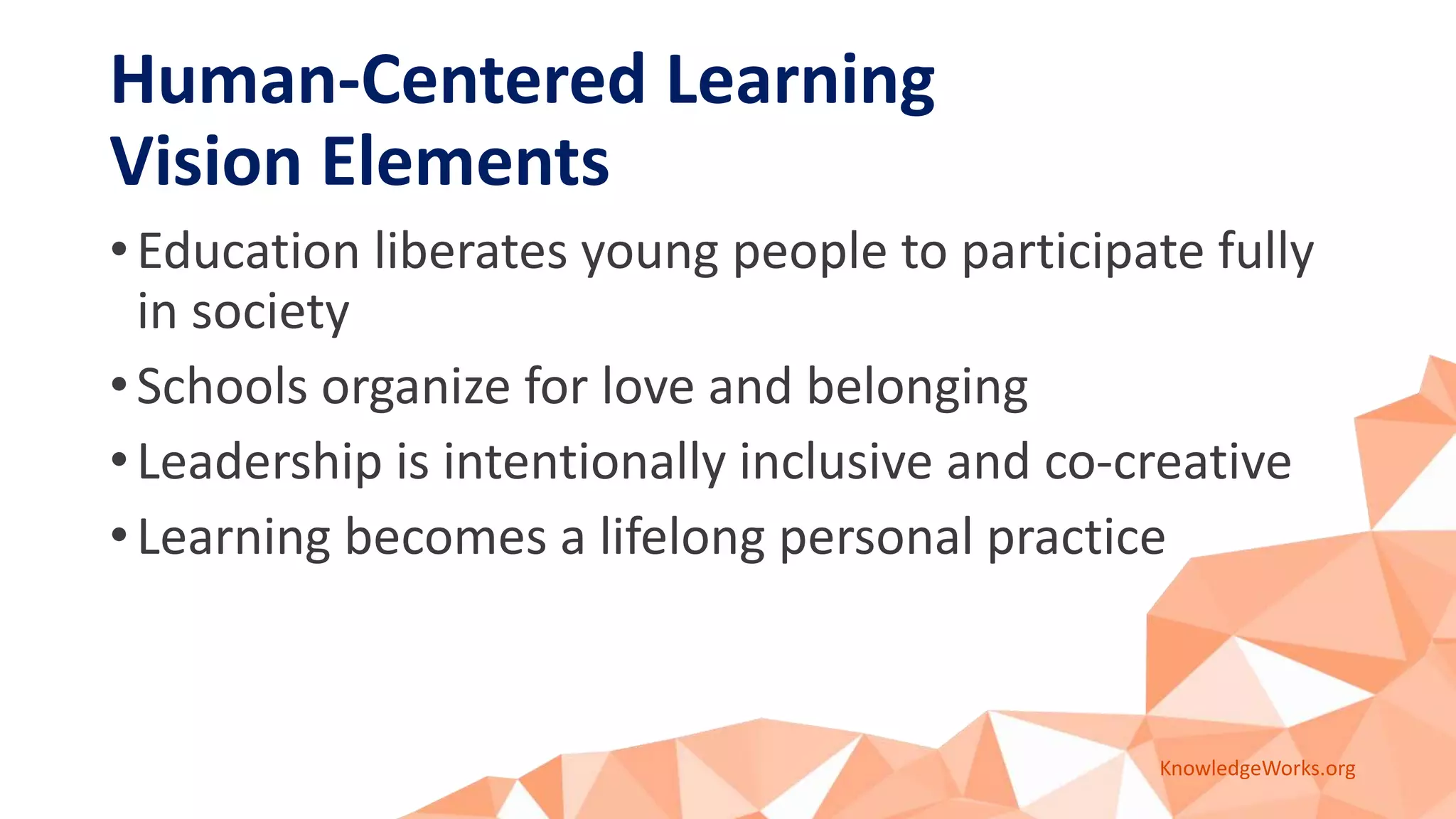 Human-Centered Learning: A Vision | PPTX
