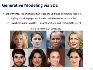 Score-Based Generative Modeling through Stochastic Differential Equations | PDF