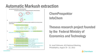 Markush Claims: Representation, Search, Analysis and Construction ...
