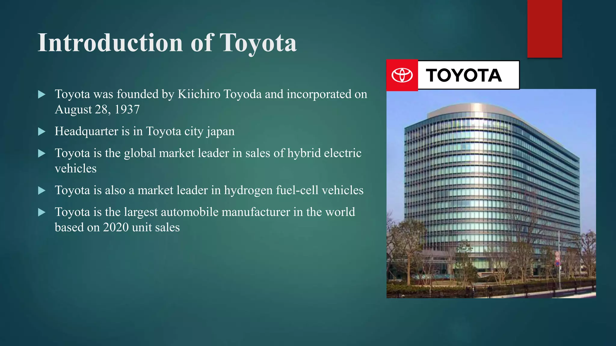 TOYOTA ASSIGNMENT | PPT