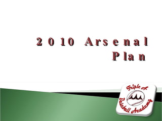 2010 Arsenal Plan | PPT | Baseball | Sports