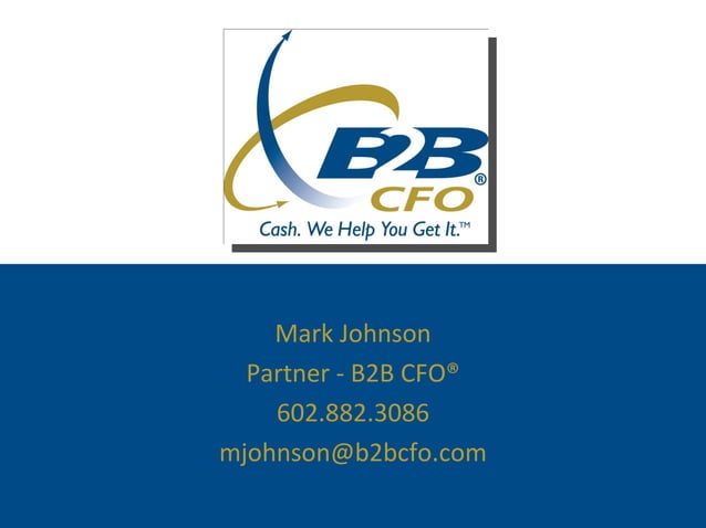 The Banker, Client and B2B CFO® Relationship | PPT