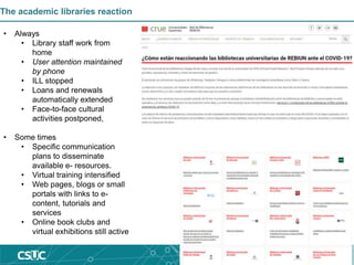 Some thoughts and consideration on crisis and libraries | PPTX