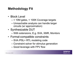 Hybrid-Formal Coverage Convergence | PPT
