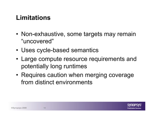 Hybrid-Formal Coverage Convergence | PPT
