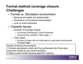Hybrid-Formal Coverage Convergence | PPT