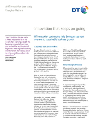 2010 Bt Innovation Case Study | PDF