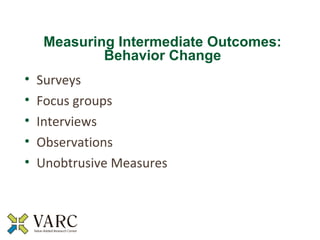 2010 bush foundation inputs, process indicators, and intermediate ...