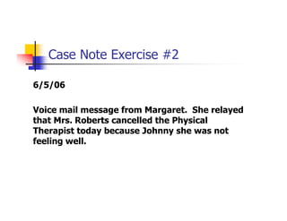 2010 Case Noting Revised | PPT