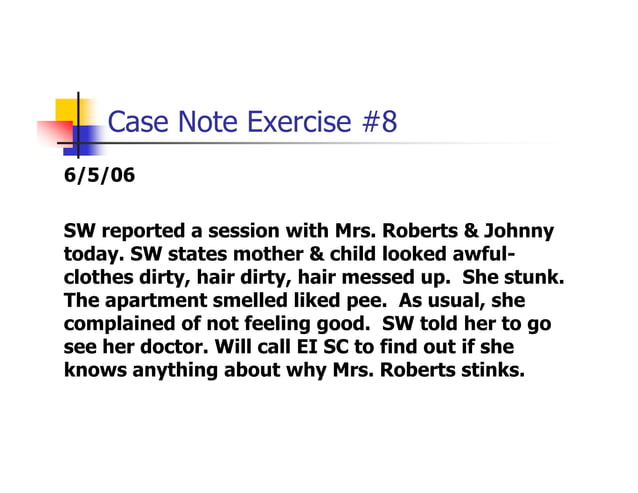 2010 Case Noting Revised | PPT