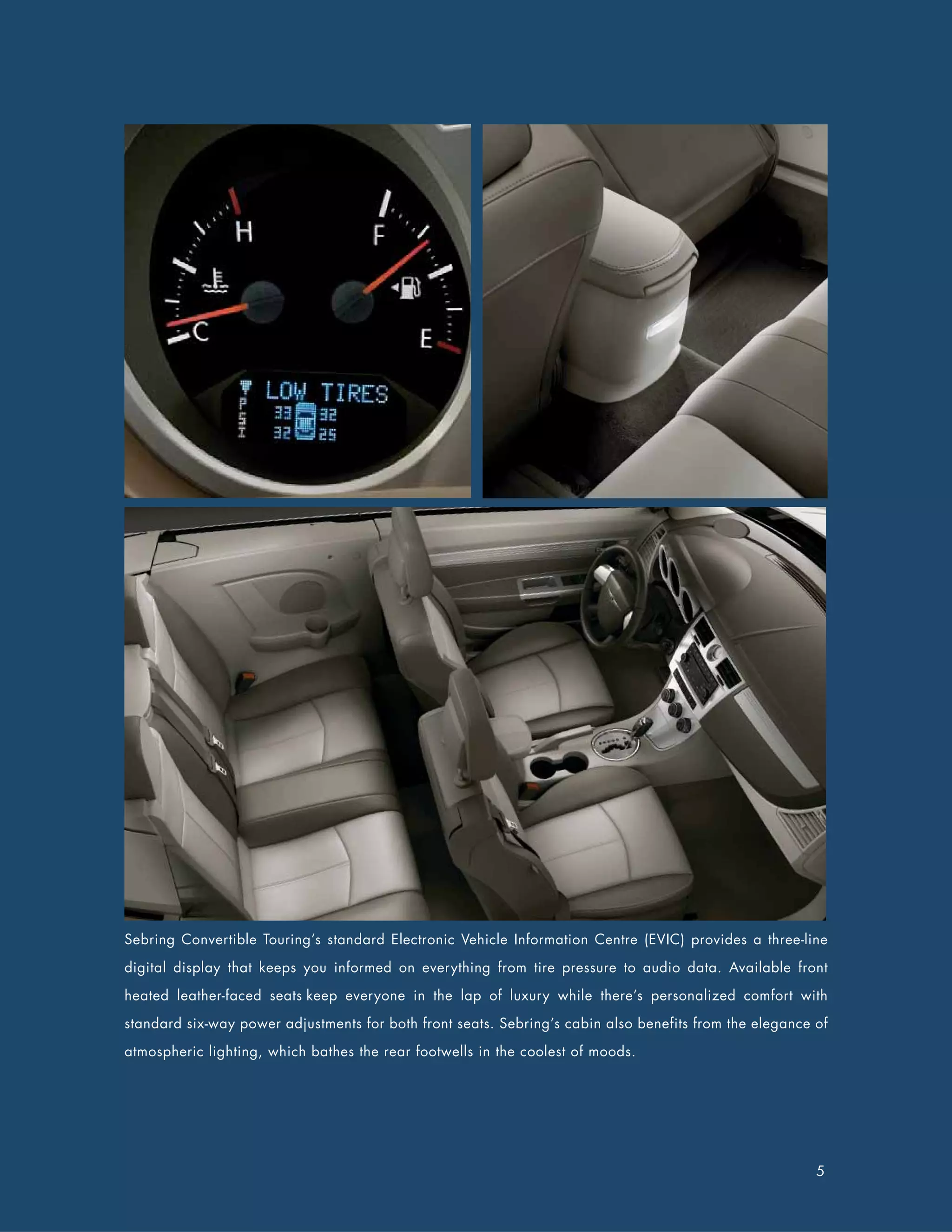 2010 Chrysler Sebring Convertible Brochure | PDF