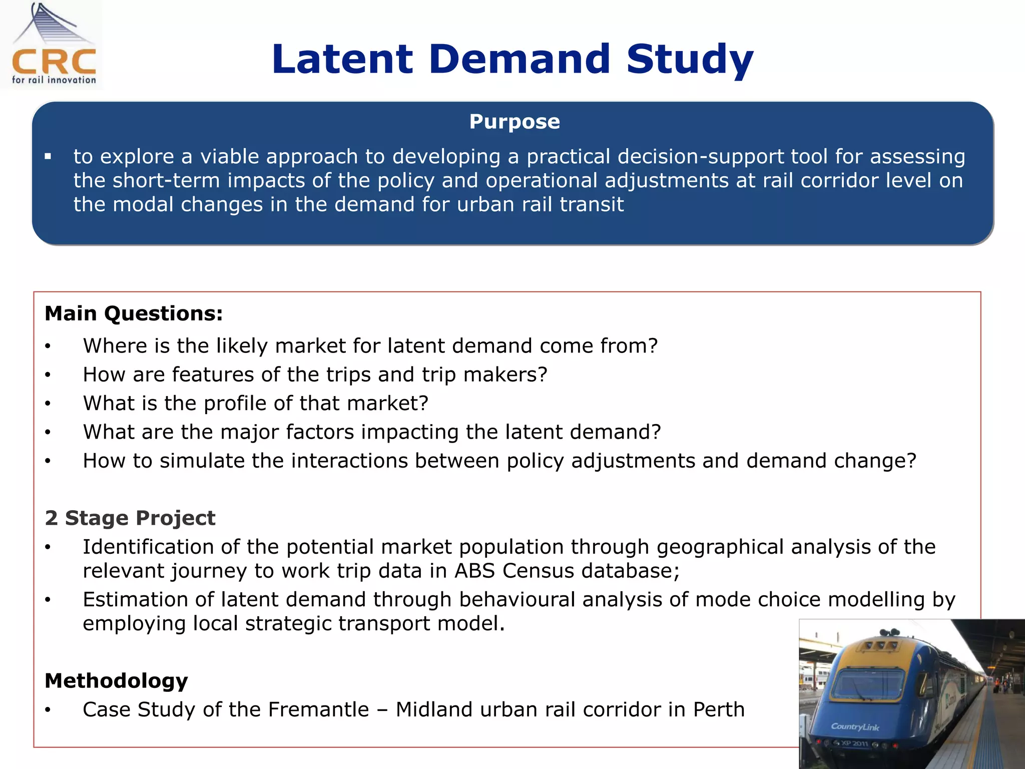 2010 CRC Showcase Urban Rail - Urban Rail Demand Management R1.107