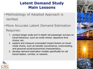 2010 CRC Showcase Urban Rail - Urban Rail Demand Management R1.107